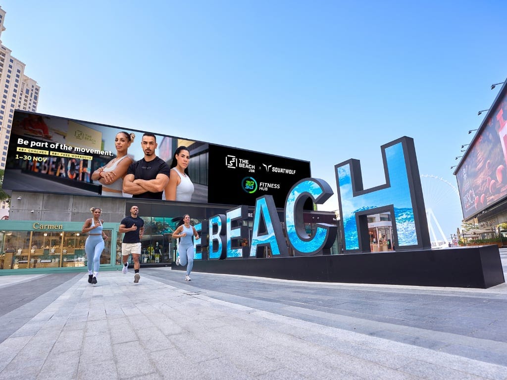 The Beach JBR turns into a free fitness playground