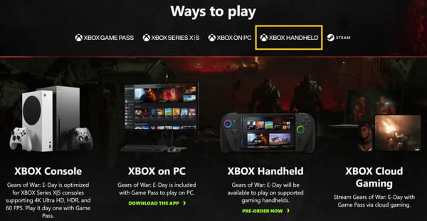 Xbox Handheld logo spotted on Microsoft game pages | tbreak